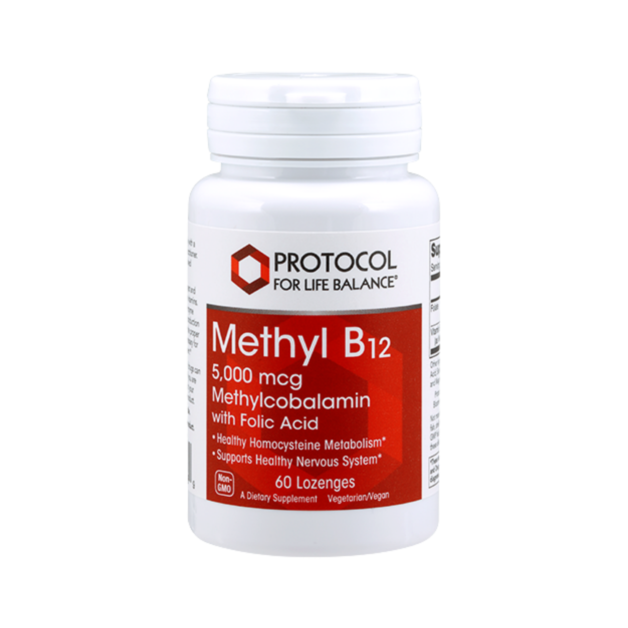 Methyl B-12 with Folic Acid, 5000 mcg, 60 Lozenges – My Nutrition Source