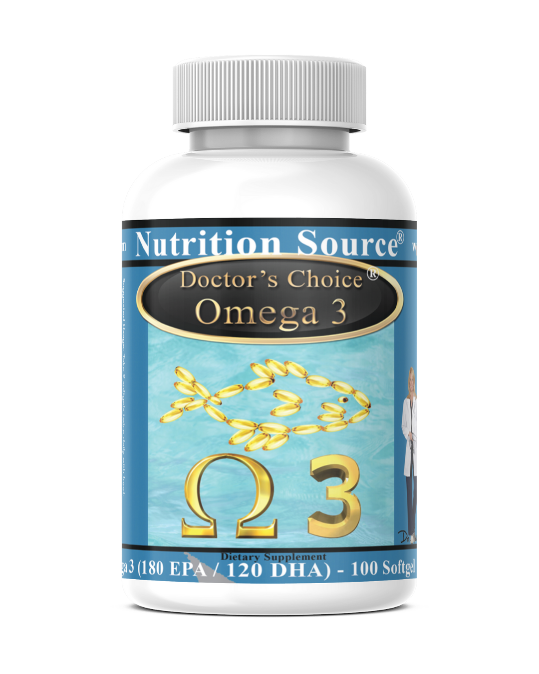 Omega-3, 100 Softgels – My Nutrition Source